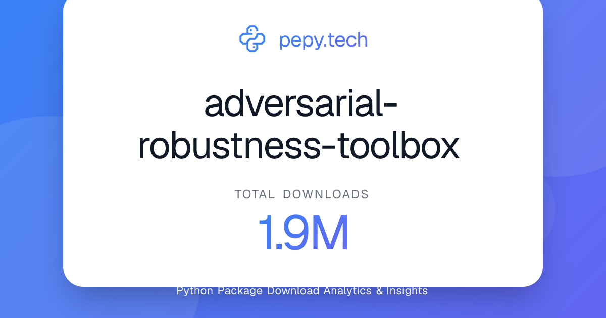 adversarial-robustness-toolbox download stats