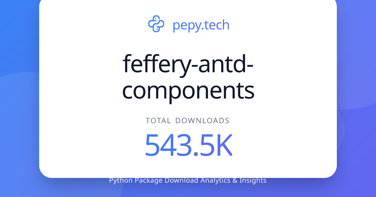 feffery-antd-components download stats