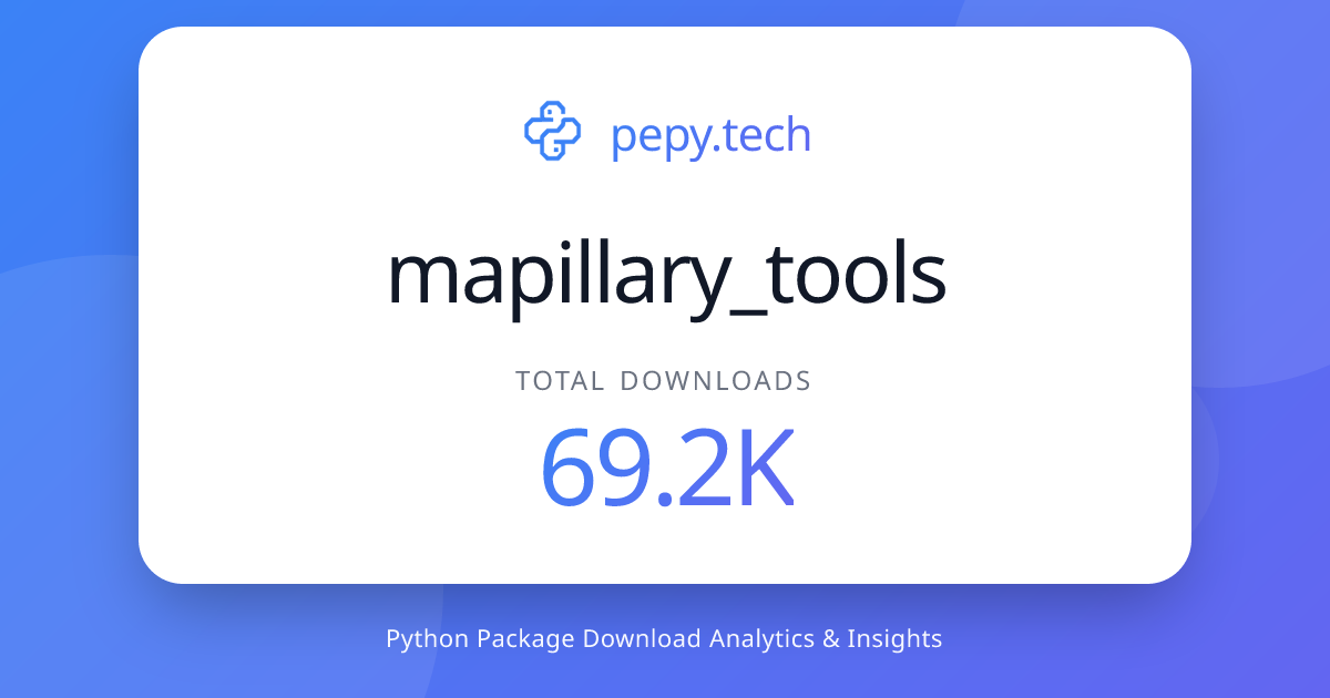 mapillary_tools download stats