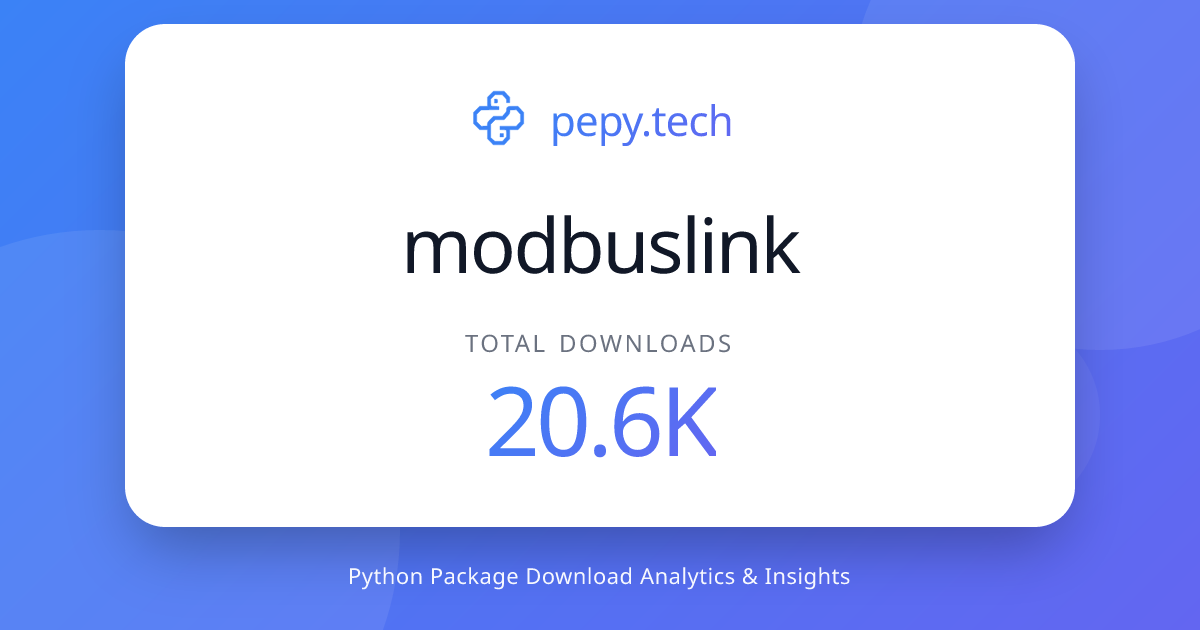 modbuslink download stats