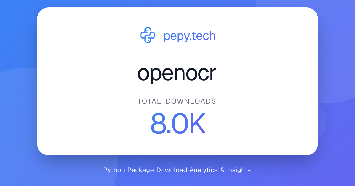 openocr download stats